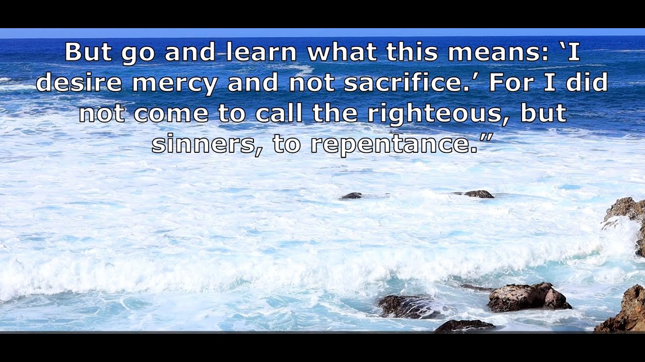 God is good! The Words of Jesus from the Gospel of Matthew. 5 minutes ...