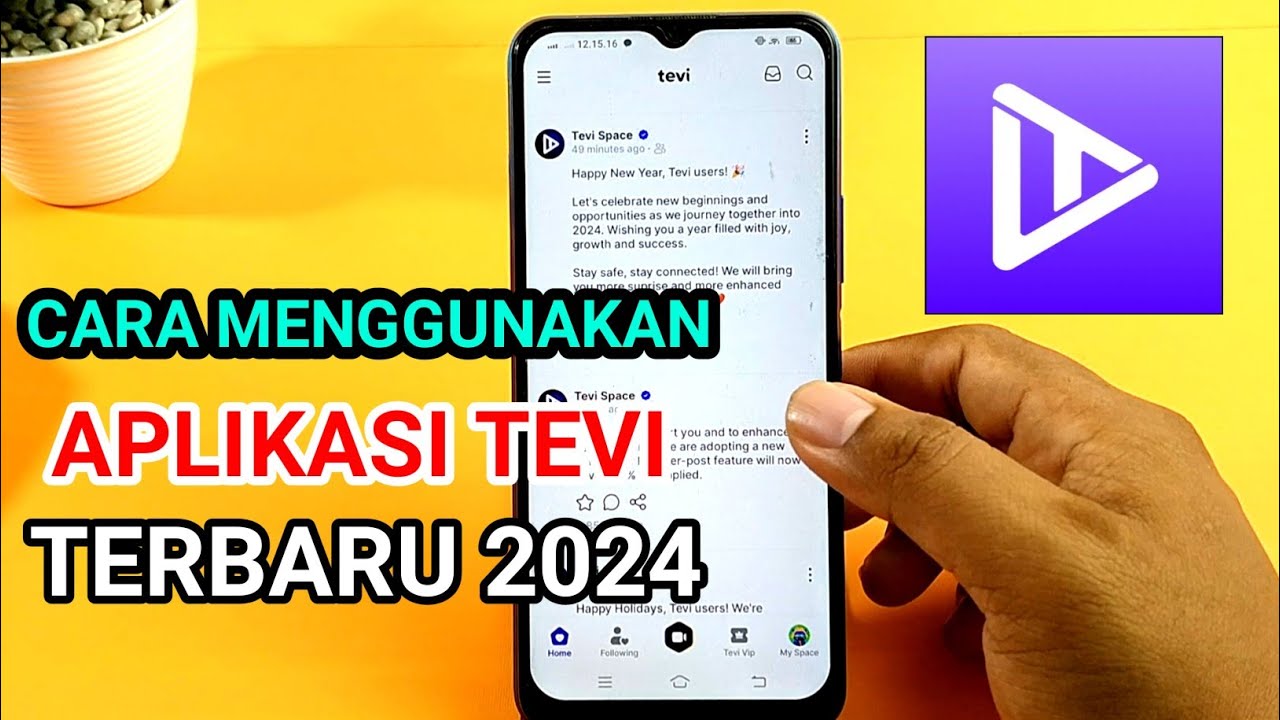 cara menggunakan aplikasi tevi terbaru 2024 - YouTube