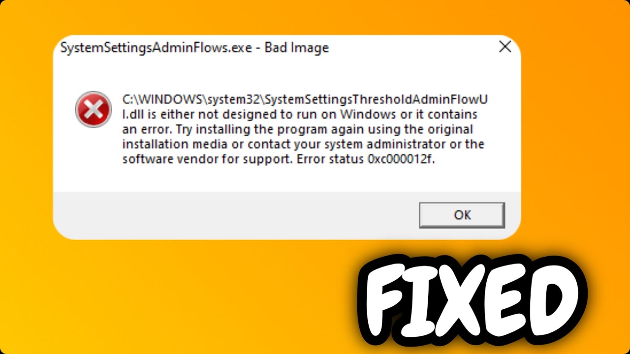 (FIXED)"DLL not designed to run on Windows" Error - YouTube