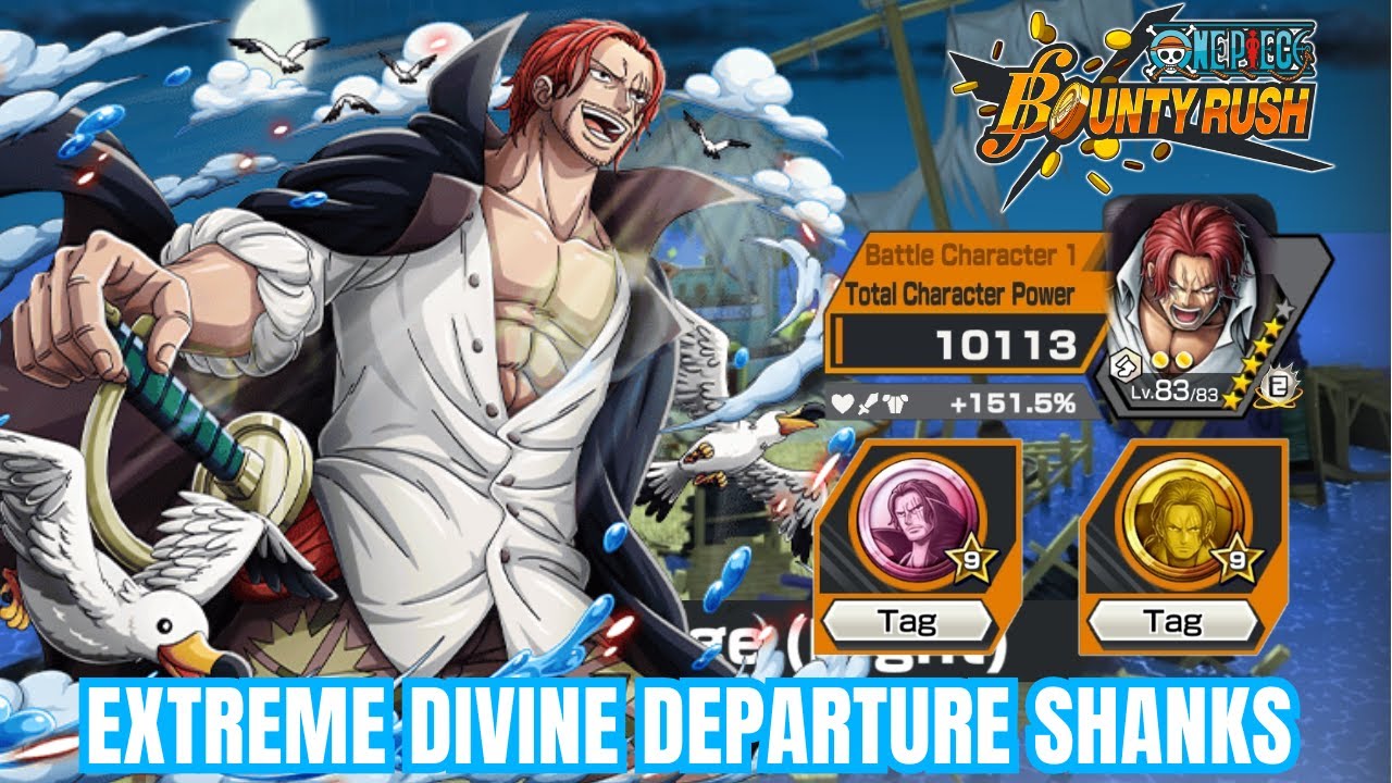 Start the season with 5⭐ Shanks Divine Departure Gameplay | One Piece Bounty Rush | OPBR - YouTube