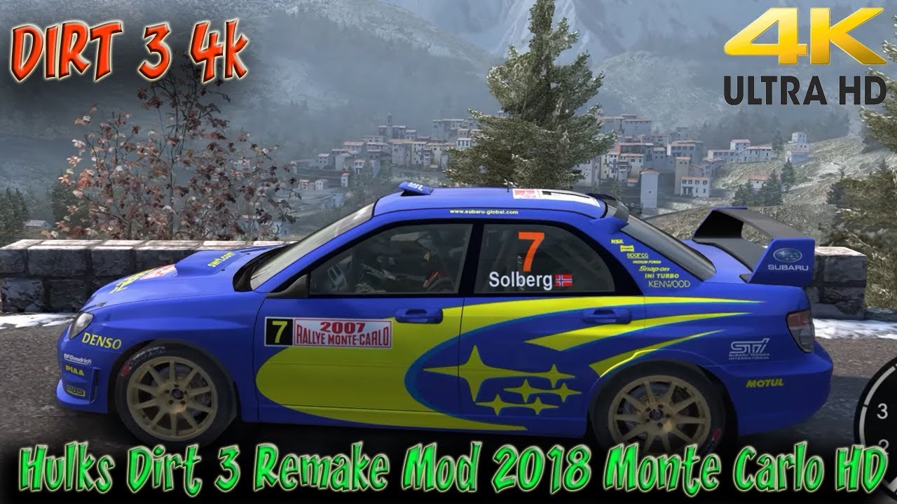 Dirt 3 4k Hulks Dirt 3 Remake Mod 2018 Monte Carlo Remastered HD ...