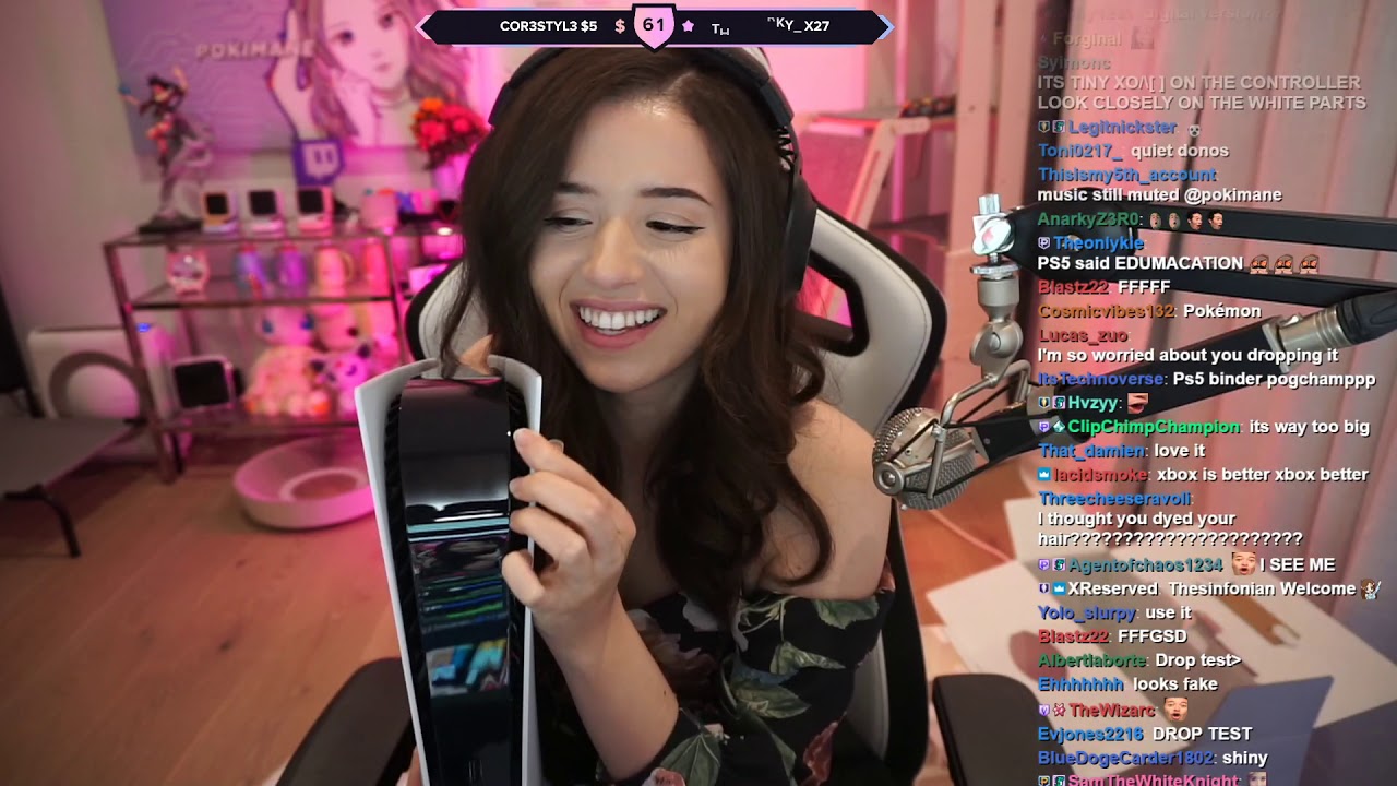 Pokimane Livestream - PS5 unboxing and Fall Guys Twitch Rivals! - YouTube
