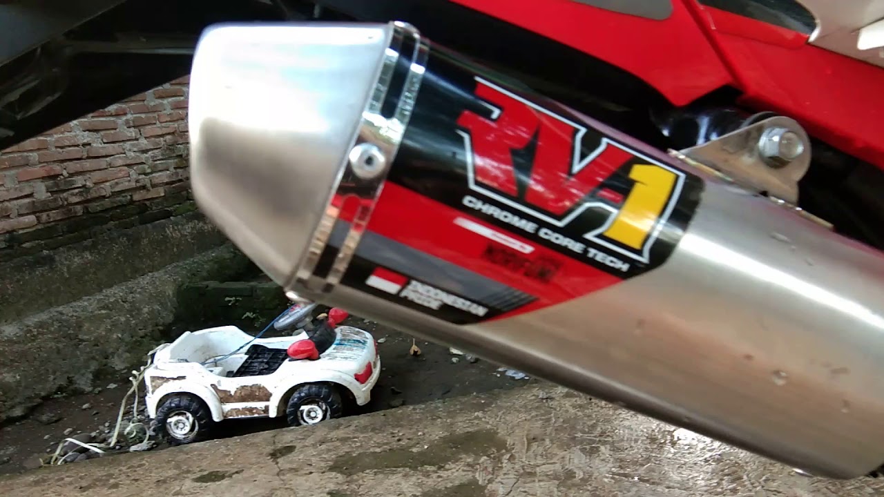 Review Knalpot RV1 Crf Sticker Indonesia - YouTube