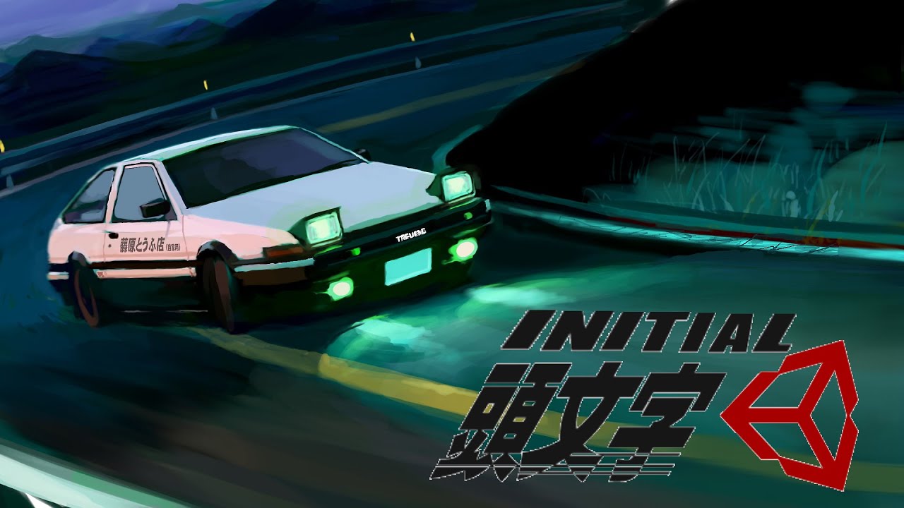 Initial Unity avec la toyota corolla sprinter TRUENO ae86 gt-apex (ma ...