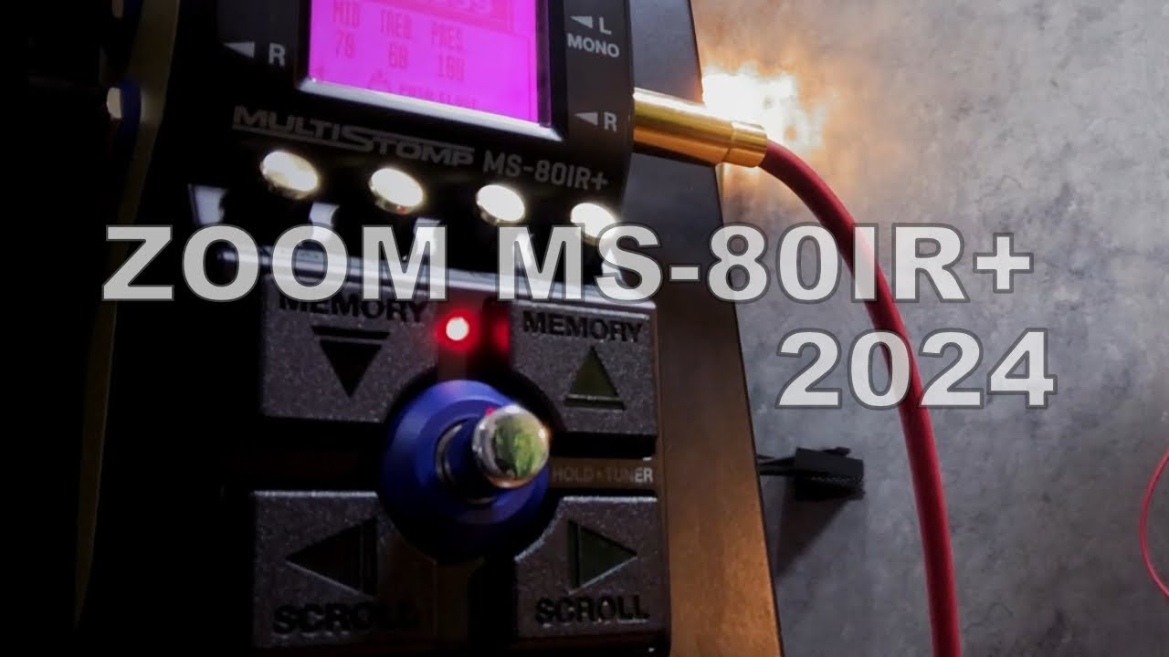 “ZOOM MS-80IR+ Guitar Video Compilation | Complete 2024 Recap: Features ...