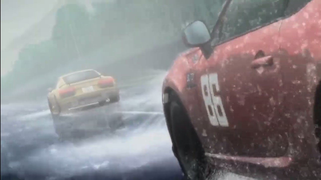 【MF GHOST 2nd Season】Kanata wants to challenge Yudai Sakamoto's Audi R8 ...