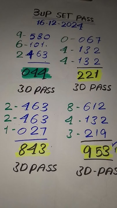 3d 16 12 24 ယနေ့ ထိုင်းထီရလုဒ် ထိုင်း ထီရလဒ် ယနေ့ တိုက်ရိုင်္ကထုတ်လွှင့်သည်။ Youtube