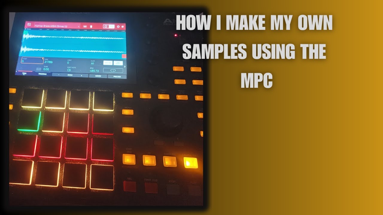how I make my own #samples with the #mpc - YouTube