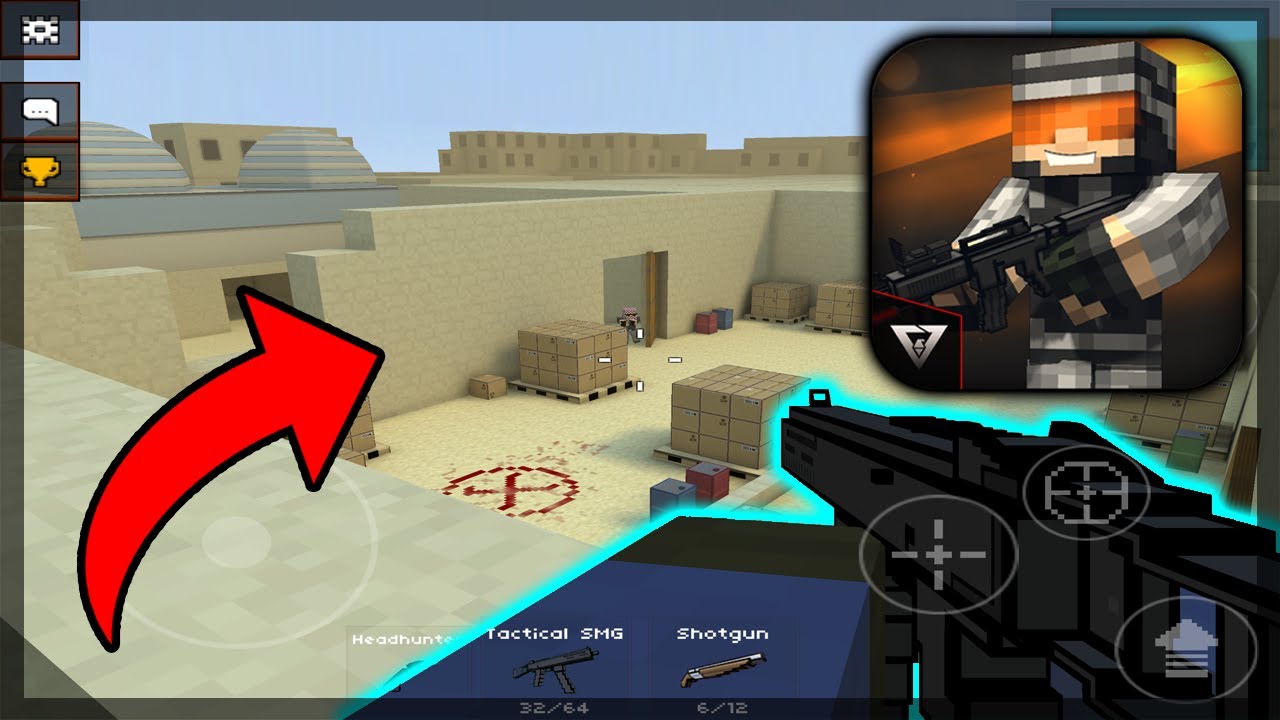 Pixel Strike 3D Glitch: Sandstorm OUT OF THE MAP! (w/ MCgirl Craft ...