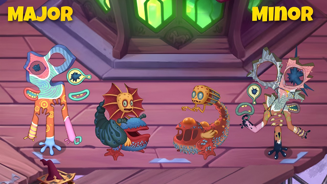 Major And Minor - Galymph - All Paironormal Monsters Comparison ~ My ...