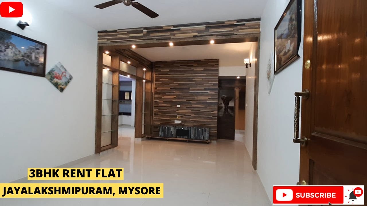 RENT FLAT IN MYSORE // JAYALAKSHMIPURAM, MYSORE - YouTube