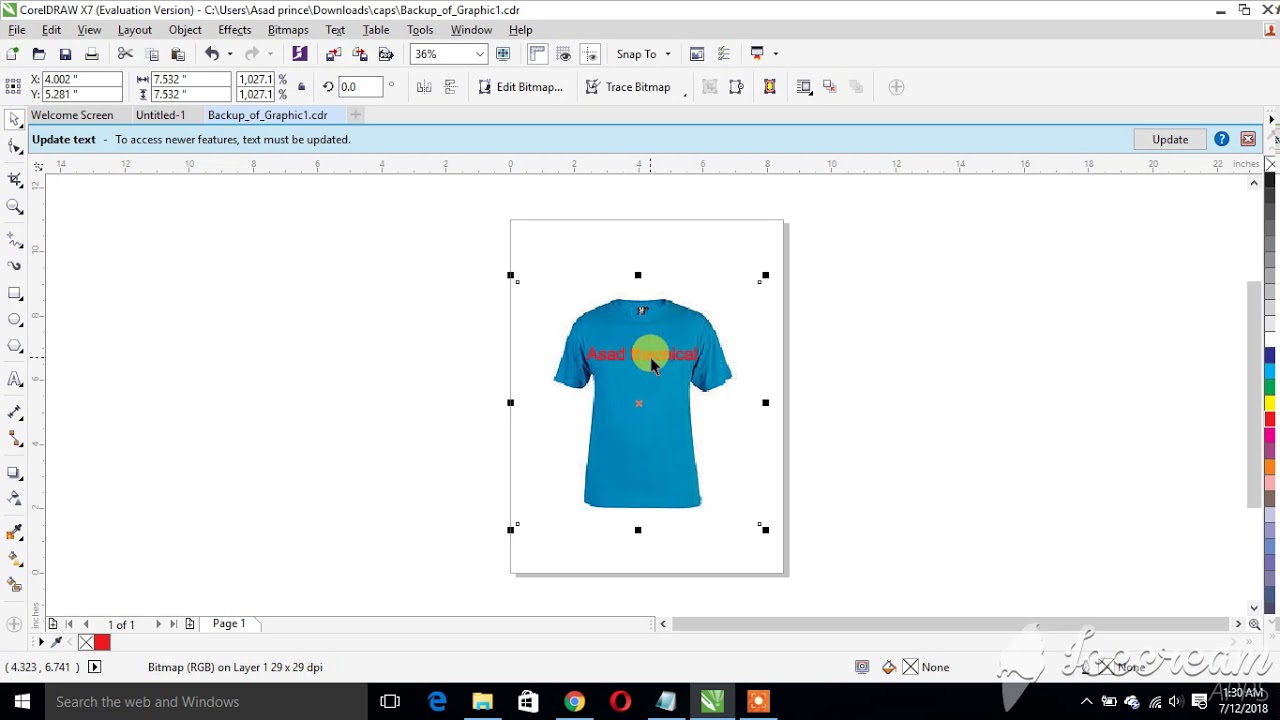 How To Make Watermark In Coreldraw X7 100 Working 2018 Asad how-to-make-watermark-in-coreldraw-x7-100-working-2018-asad