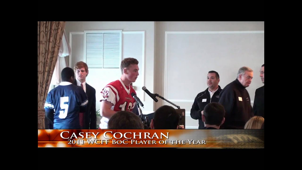 Casey Cochran - 2011 WCFF Breakfast of Champions Player of the Year ...