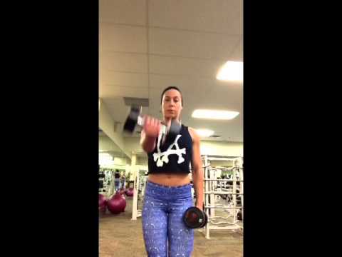 Randi Kennedy Fitness - DB Alternating Underhand Grip Front Raise [SS ...