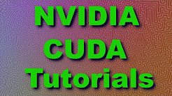 CUDA Tutorials - YouTube