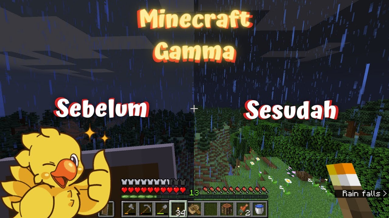 Cara Setting Brightness atau Gamma di Minecraft biar terang 1.16 - 1.18 ...