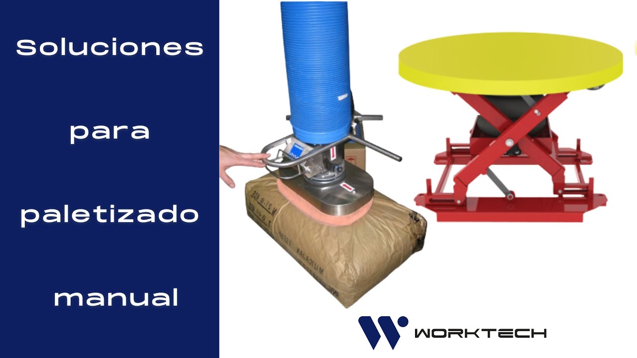 Soluciones para paletizado manual - YouTube