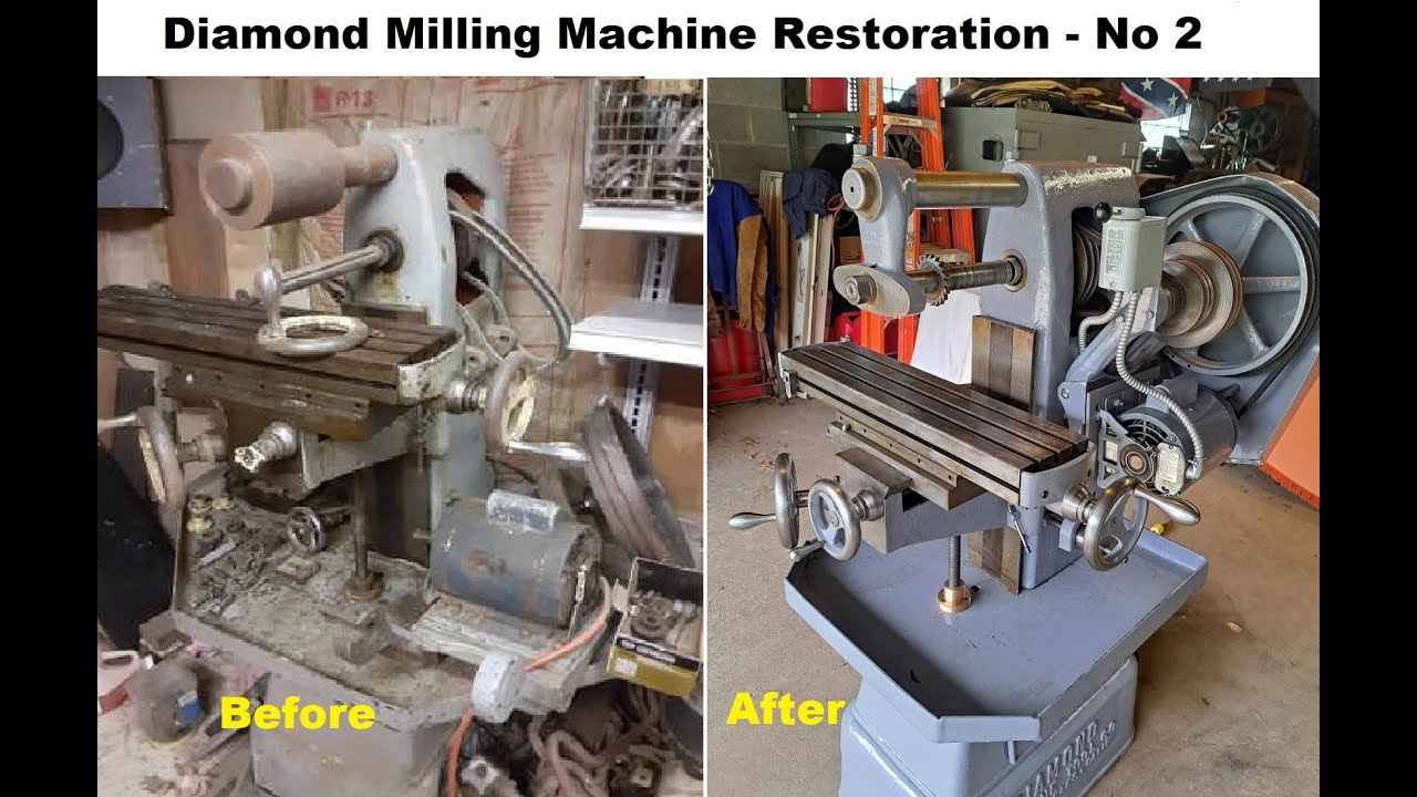 Diamond Milling Machine Restoration - YouTube