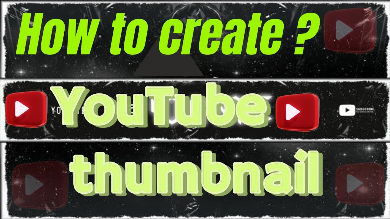 How to create YouTube thumbnail::::in mobile 📲 phone📱Hd 4k mobile se ...