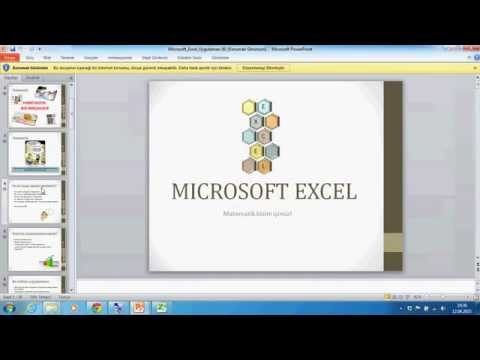 Excel 2010 - Uygulamalı Anlatım -1