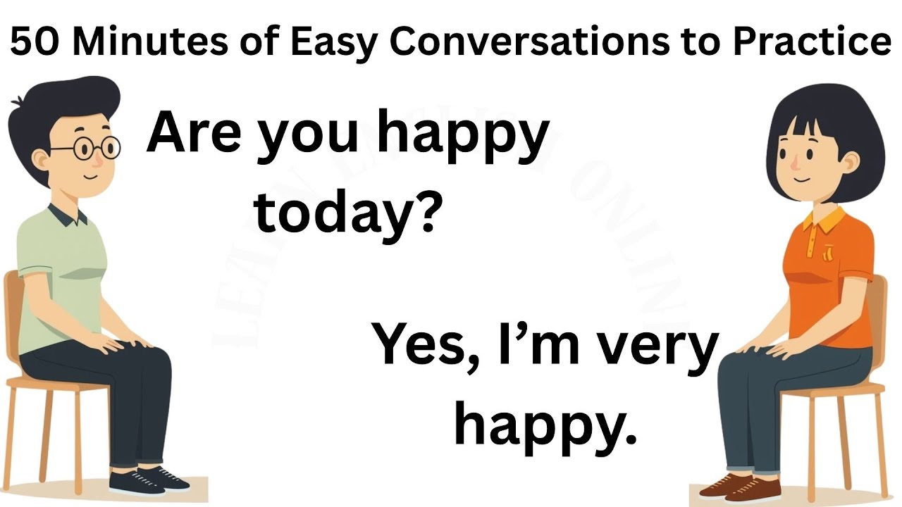 50 Minutes of Easy Conversations to Practice English Speaking and ...