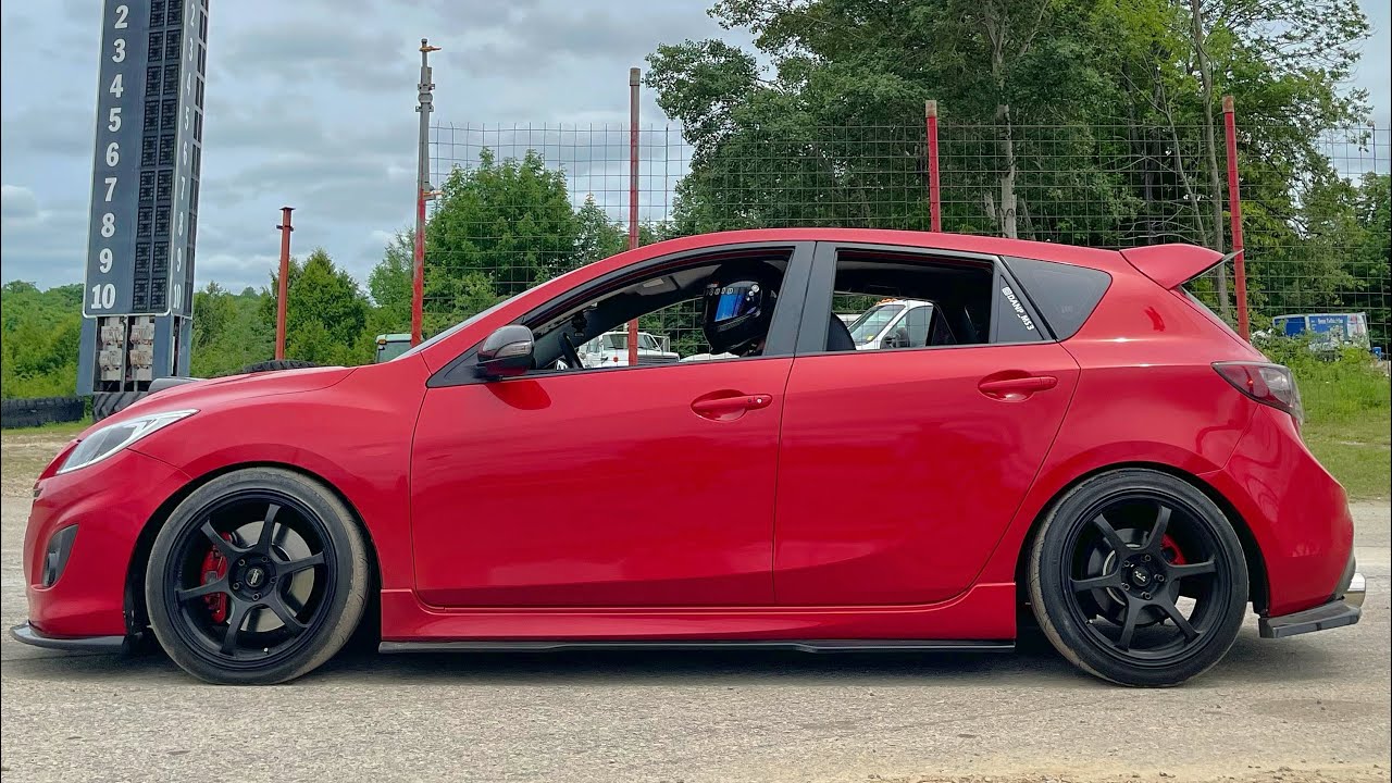 MAZDASPEED 3 TRACK DAY / AUTOX RUN - YouTube