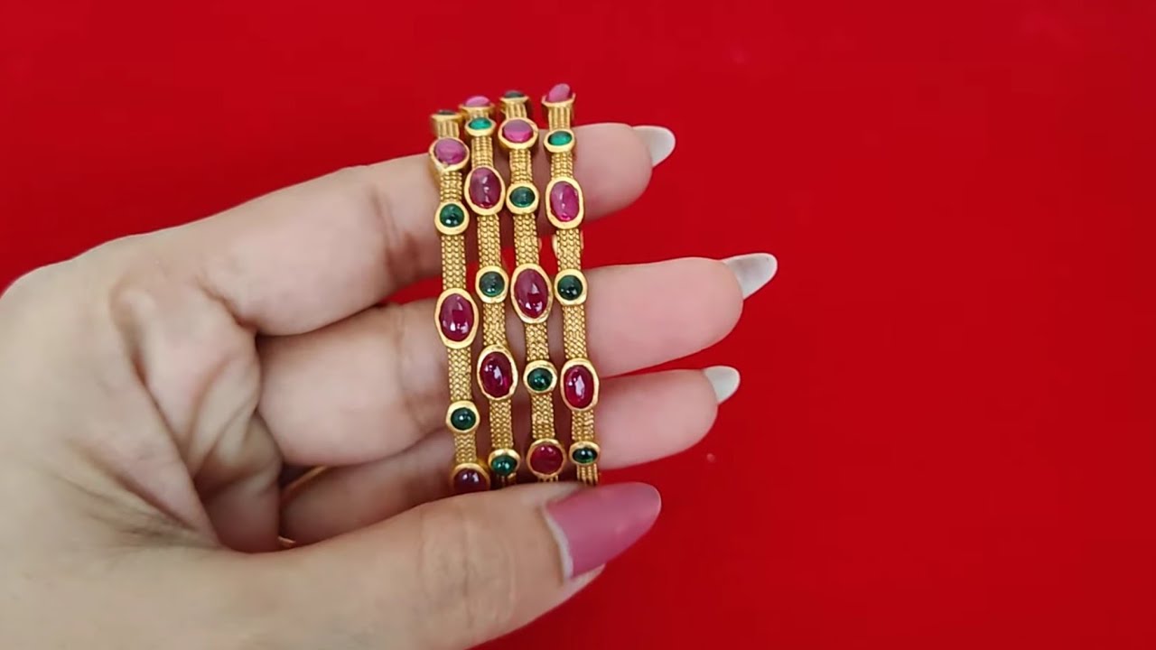 Bangles | Earrings | Buttas | To Place Order WhatsApp 9381732736 - YouTube