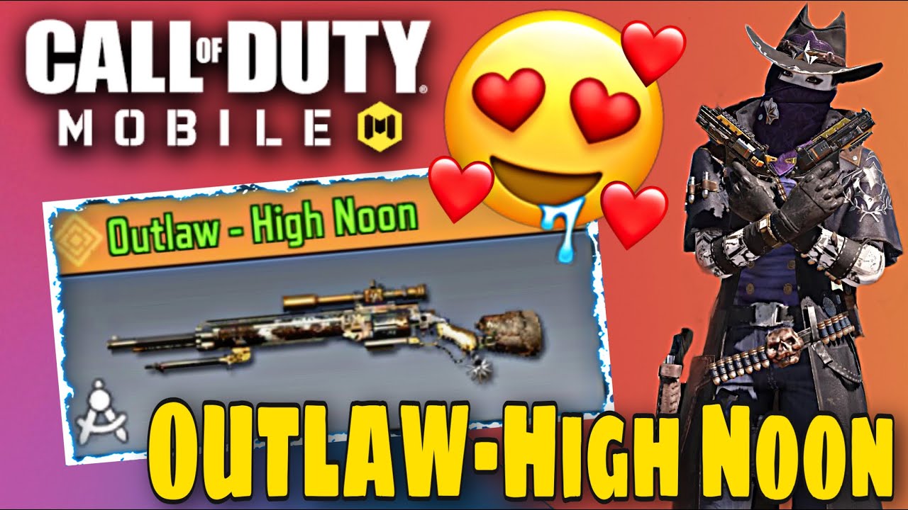 *FOR YOU* Legendary OUTLAW- HIGH NOON Lucky Draw in CoD Mobile - YouTube