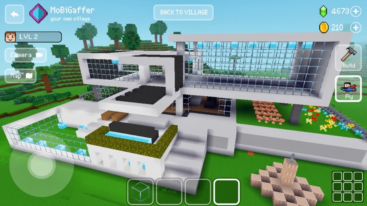 Block Craft 3D: Crafting Game #3063 | Modern House 🏠 - YouTube