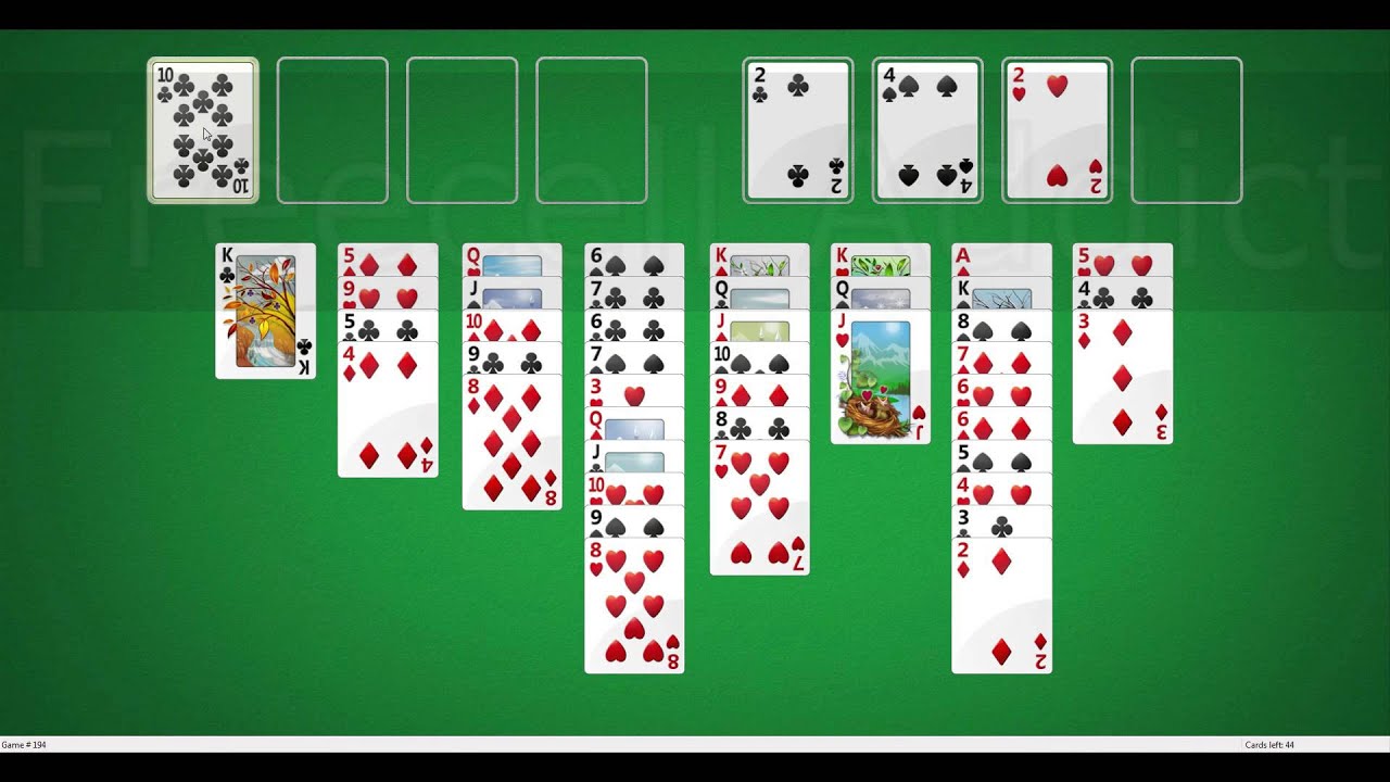 How to solve freecell game #194 - YouTube