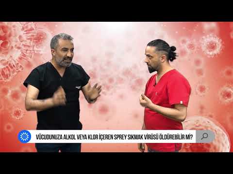 Vücüdunuza Alkol  veya Klor İçeren Sprey Sıkmak Virüsü Öldürebilir mi?