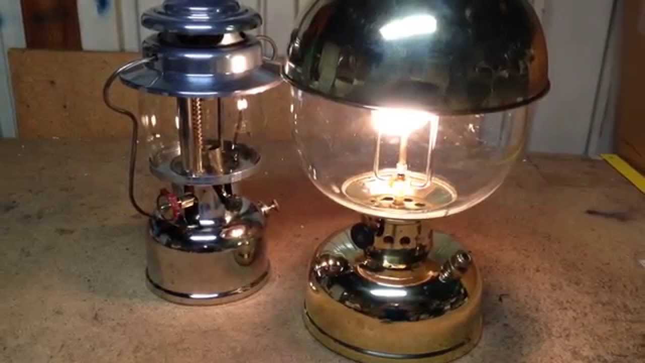 Old Coleman Yale Arc Lantern Lighting Test - YouTube