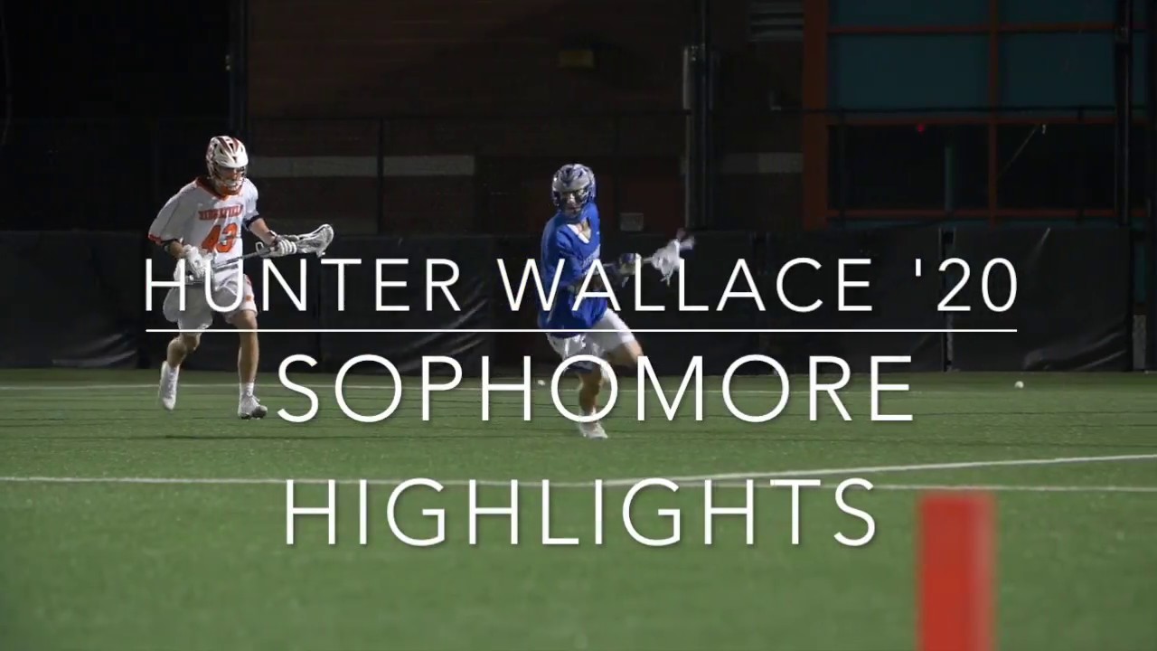 Hunter Wallace '20 2018 Spring Lacrosse Highlights - YouTube