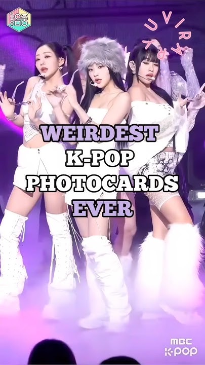 WEIRDEST K-POP PHOTOCARDS EVER 💀💀 - YouTube