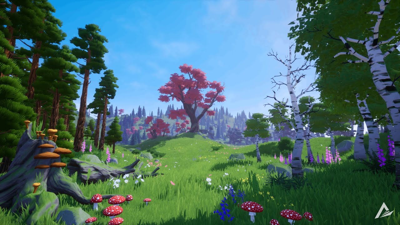 Stylized Forest Biome Trailer - YouTube