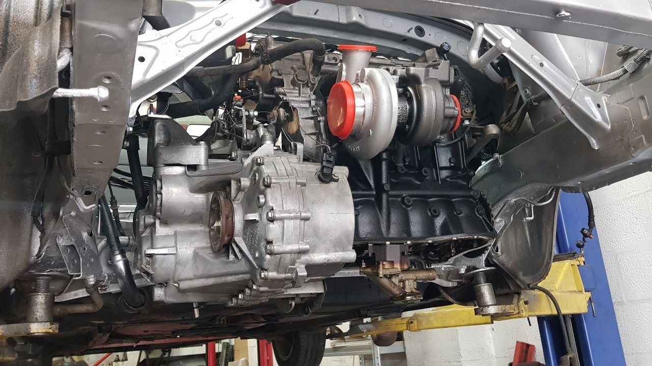 Mr2 vr6 turbo kit progress - YouTube