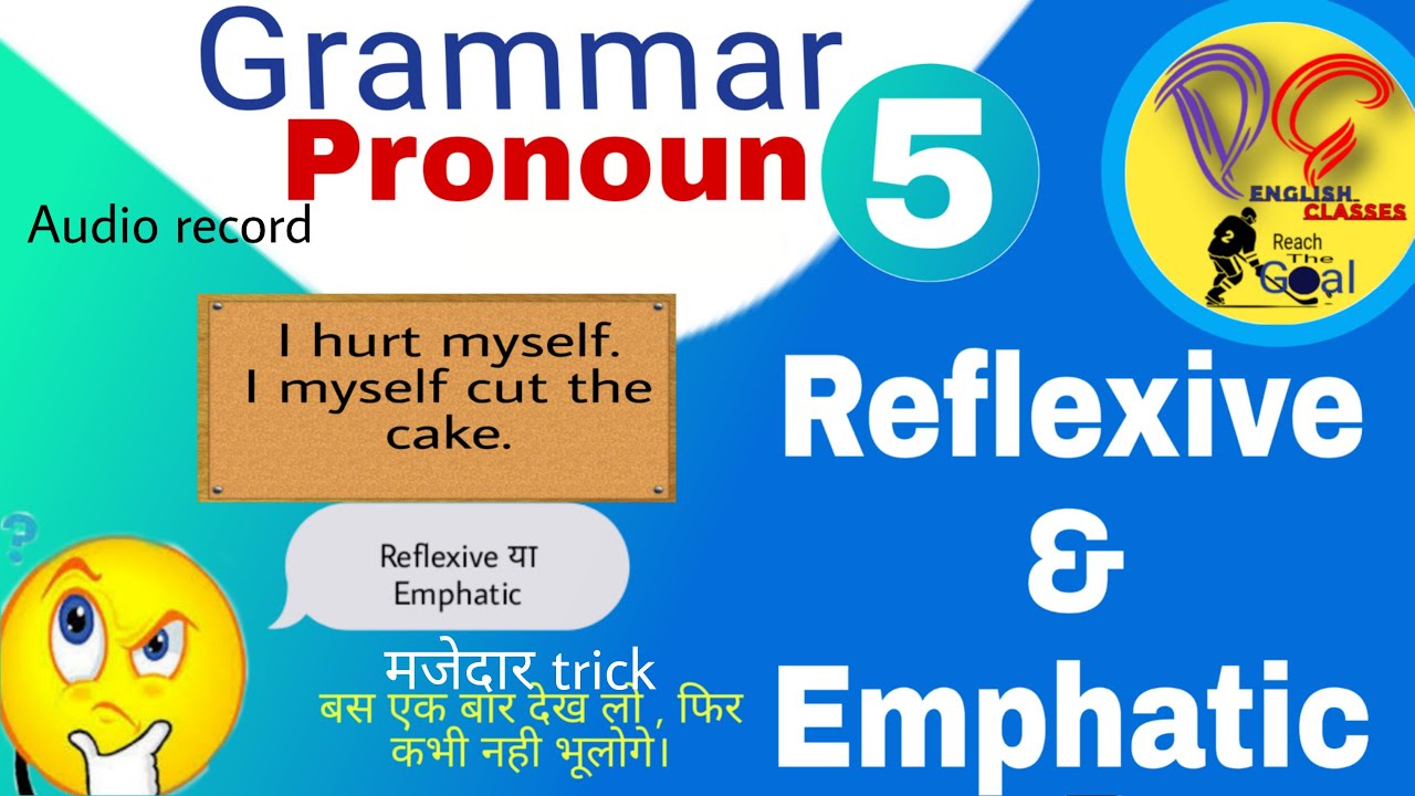 Pronoun part-5| Reflexive and Emphatic Pronoun| - YouTube