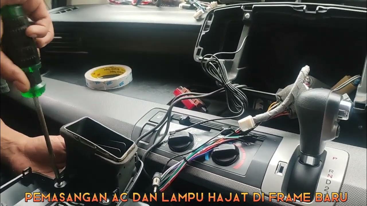 instalasi Android SANSUI & Frame Honda Freed - YouTube