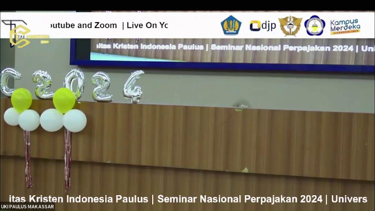 Seminar Nasional Perpajakan 2024 - UKI Paulus - YouTube
