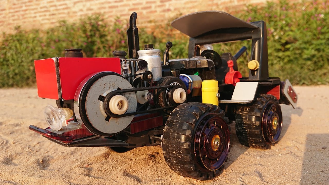 RC TRACTOR DIY with Remote Controller - Homemade TOY | HTM Tivi - YouTube