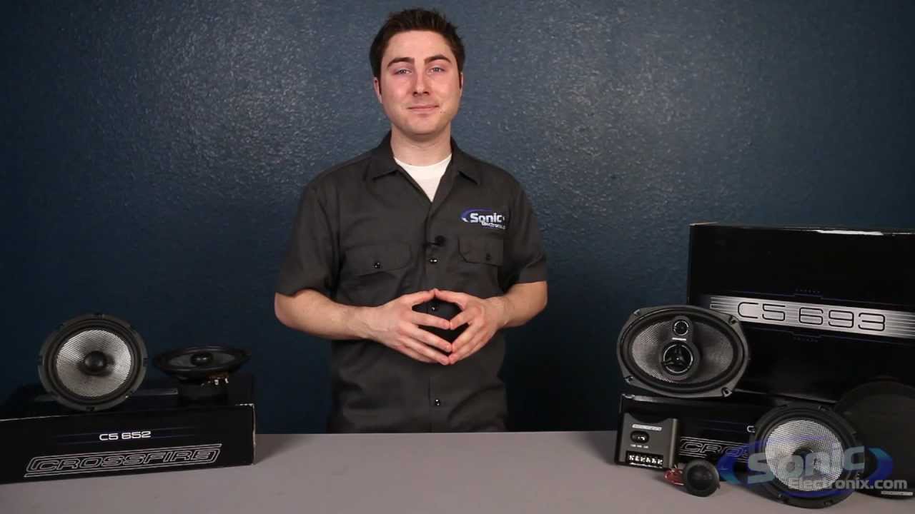 Crossfire C5 Coaxial & Component Car Speakers - YouTube