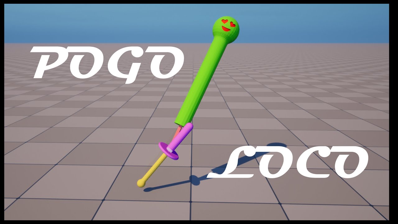 POGO-LOCO: Simulated Pogo Stick Locomotion - YouTube