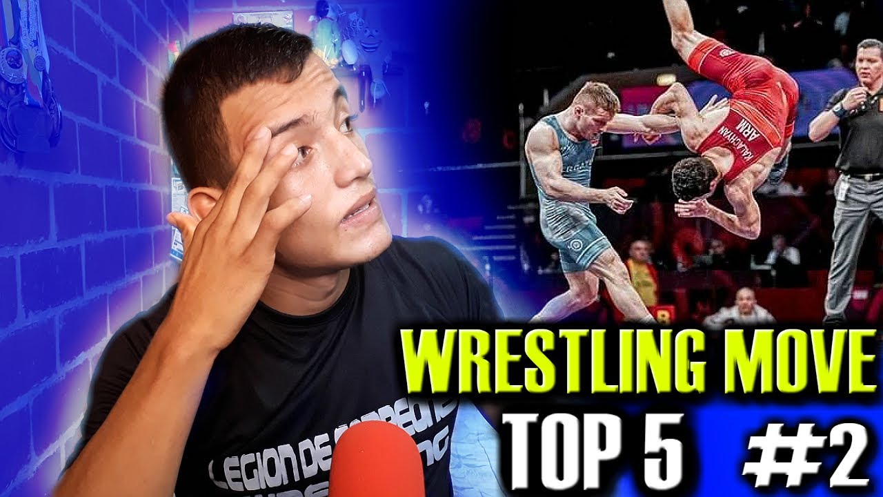 🔥TOP 5 WRESTLING MOVE 😱- TOP 5 Tecnicas y movimientos de lucha olimpica ...