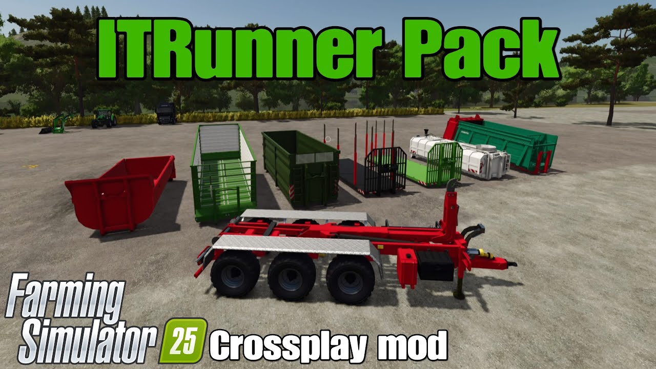 ITRunner Pack / FS25 crossplay mod - YouTube