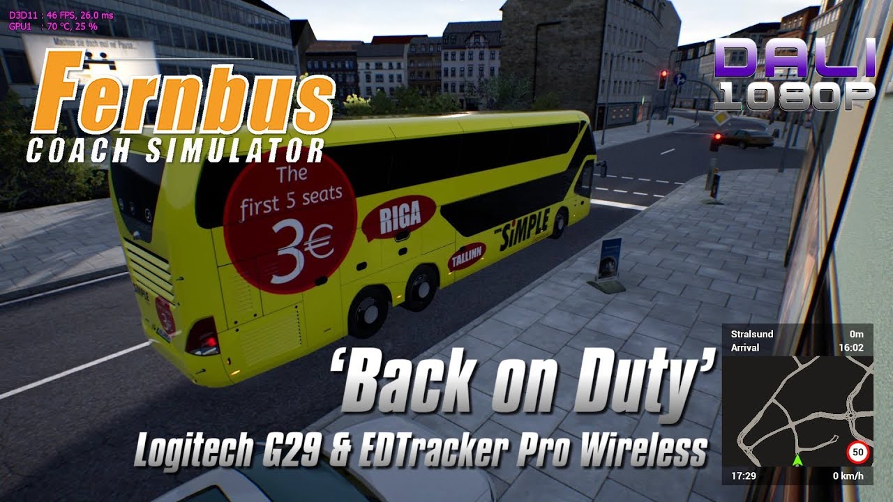 Fernbus Simulator 'Back on duty' PC Gameplay 1080p 60fps - YouTube
