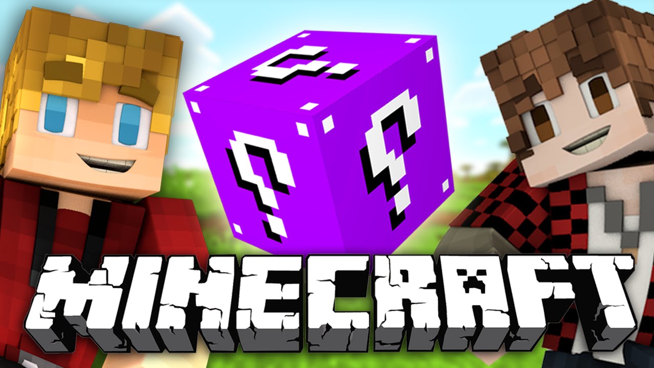 Minecraft: PURPLE LUCKY BLOCK SPACESHIP CHALLENGE - YouTube