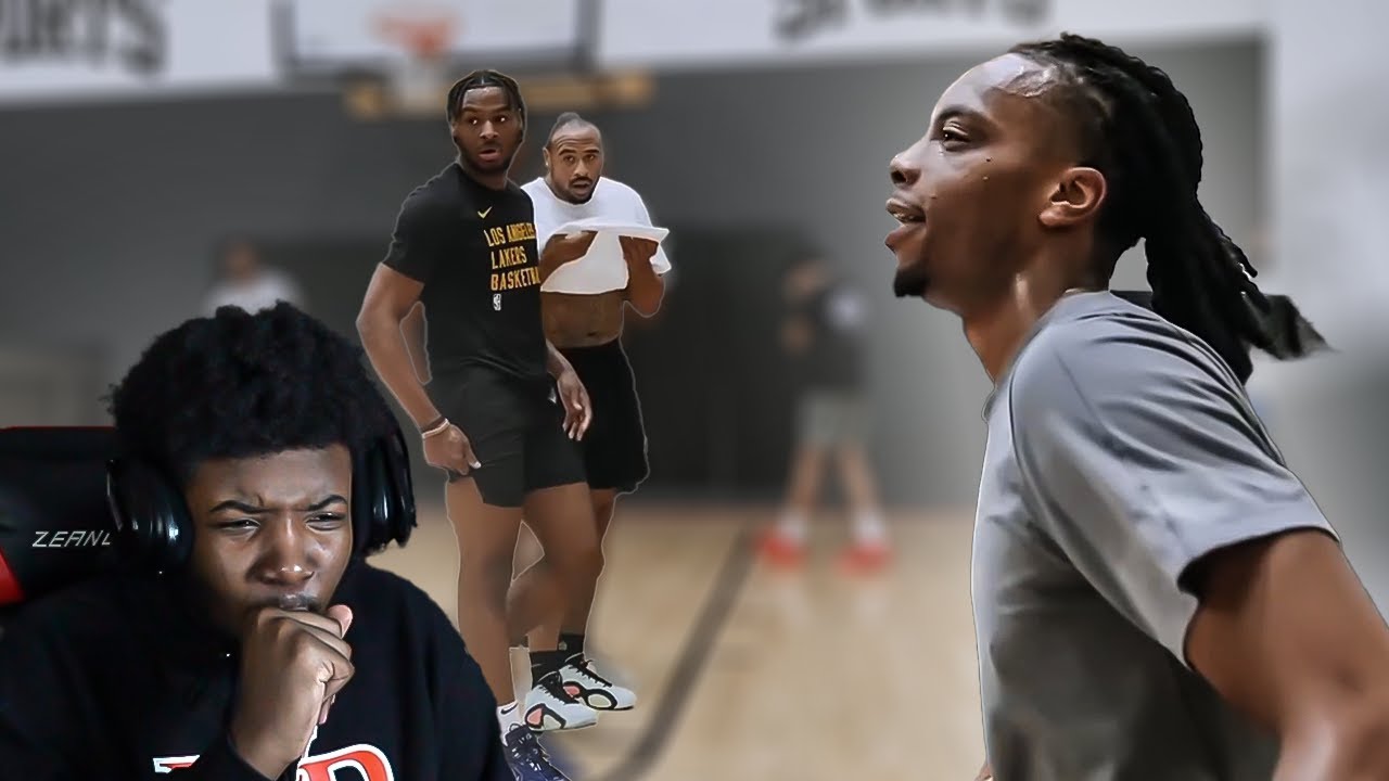 "Bronny Was Giving Them BUCKETS" Bronny James, Darius Garland, & Talen ...