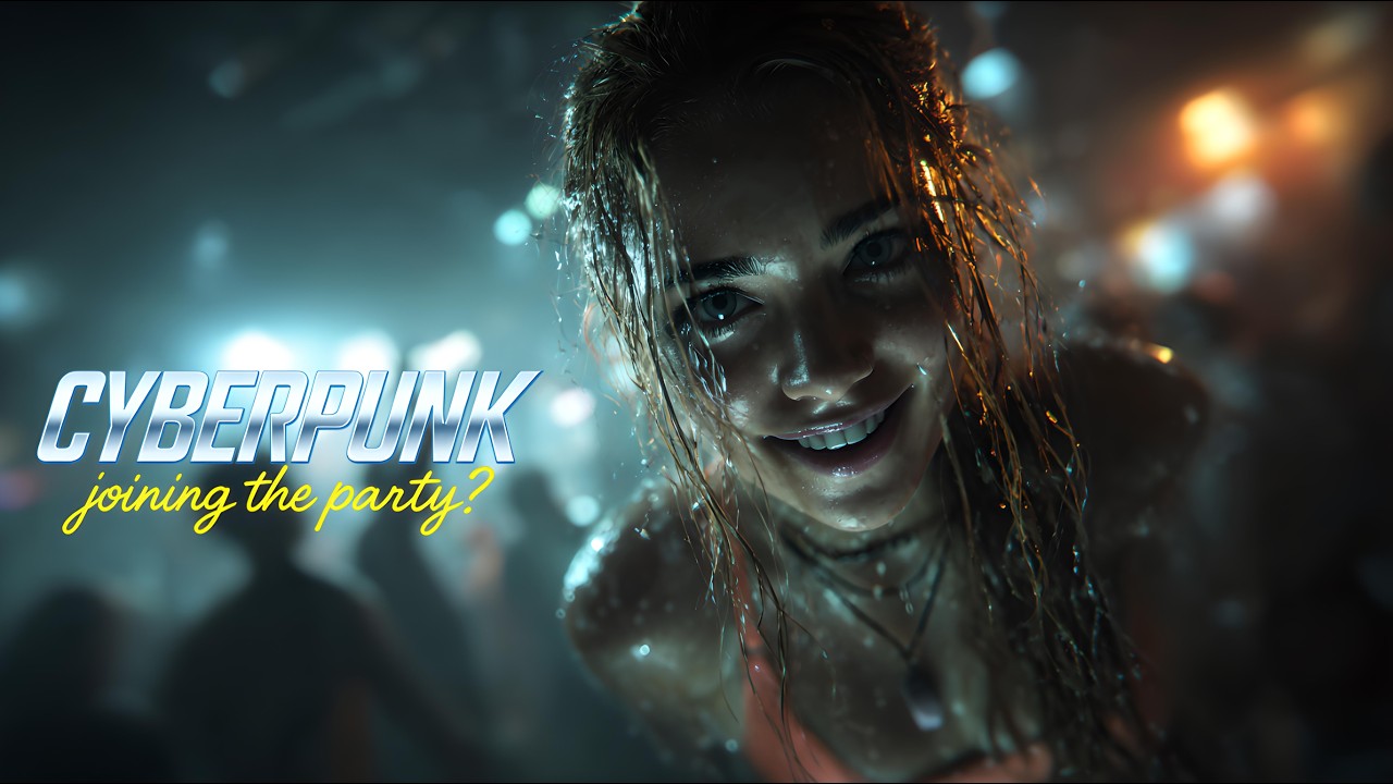 AI Created Cyberpunk Party Rave | Neon Club Fantasy in MidJourney 4K ...