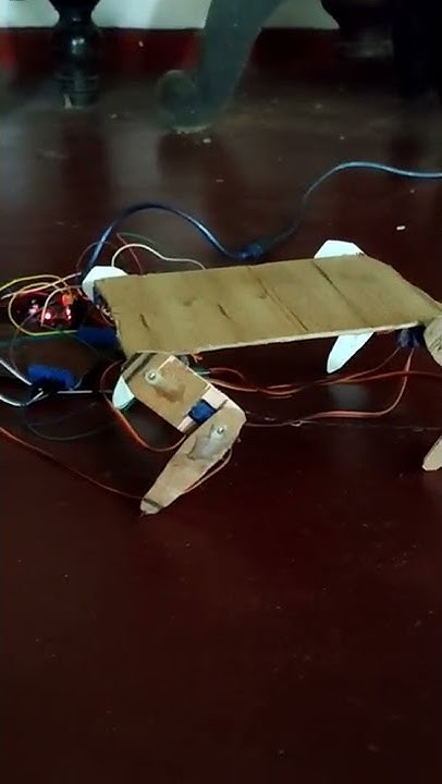 DIY Arduino based spiderbot #arduino - YouTube