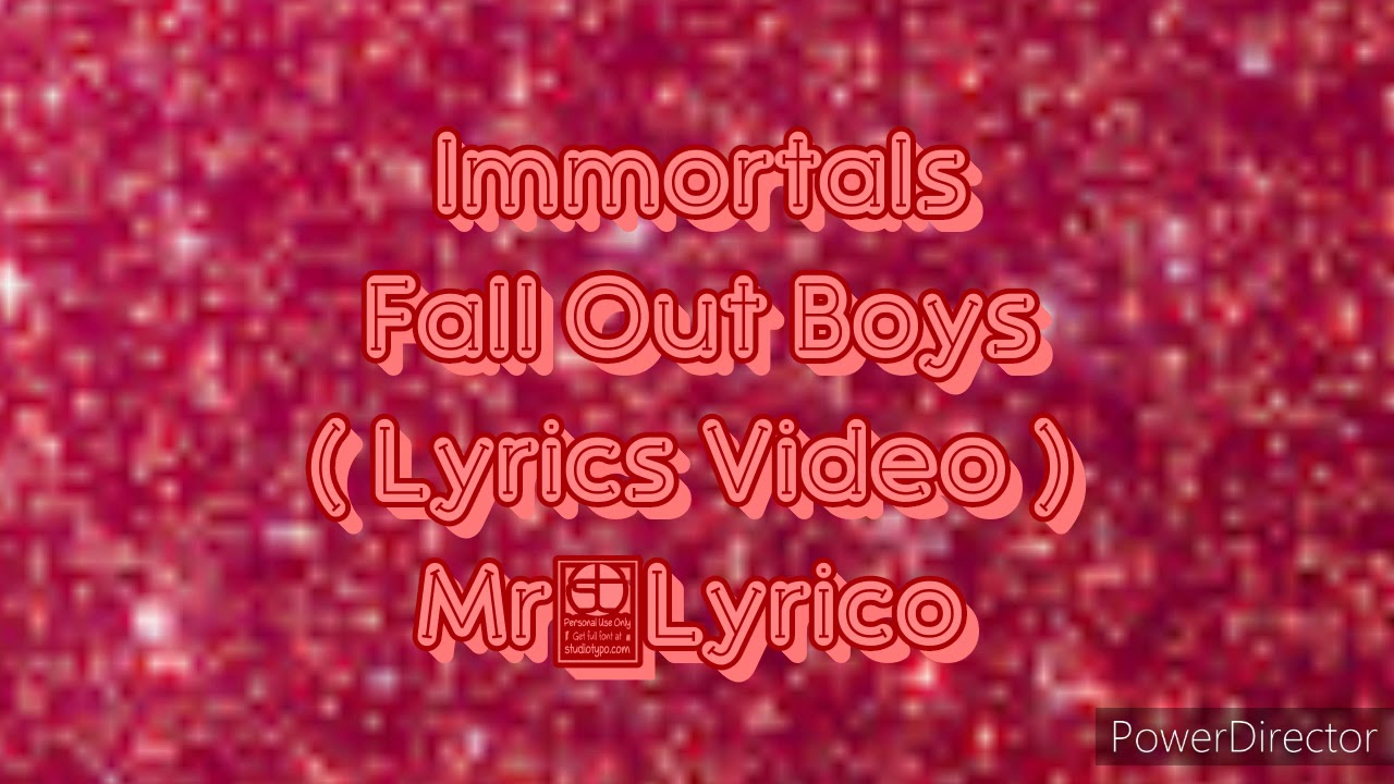 Immortals - Fall Out Boys - From Big Hero 6 ( Lyrics Video ) | Mr ...